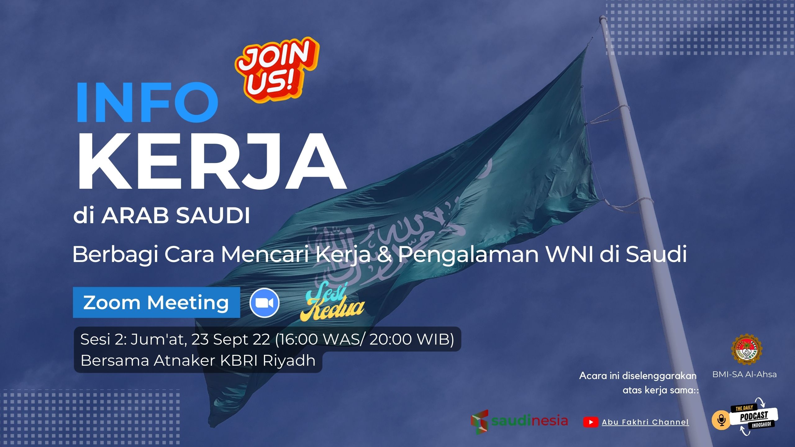LIVE: Info Kerja di Arab Saudi Bersama Atnaker KBRI Riyadh, Dr. Suseno ...