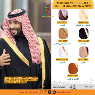 Protokol Memakai Bisht di Kerajaan Arab Saudi Berdasarkan Hari dan ...